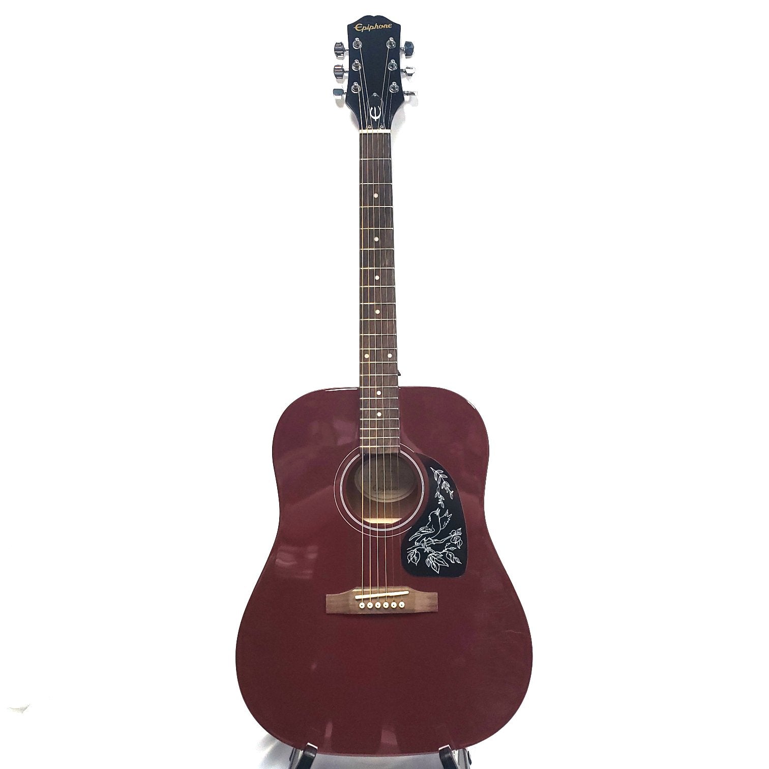Epiphone Starling Acoustic Guitar Wine Red - Discounted/Crack In Lacqu